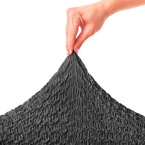 Bielastické potahy MOSAICO tmavě šedé