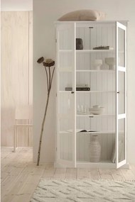 Bílá vitrína z MDF 98x193x34 cm Wilma – Ellos Home