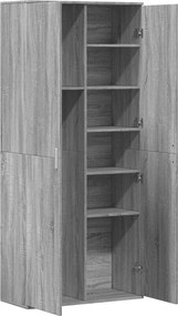 Skříň highboard šedá sonoma 80 x 35 x 180 cm kompozitní dřevo 3276656