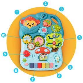 Ricokids vzdělávací stůl 4 v 1 zelený 781500