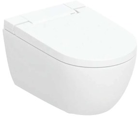 Geberit AquaClean - Elektronický bidet AquaClean Alba s keramikou, Rimfree, SoftClose, KeraTect, bílá 146.350.01.1