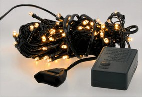 BERGE LED vánoční osvětlení řetěz 100 LED - 8,5m - teplá bílá