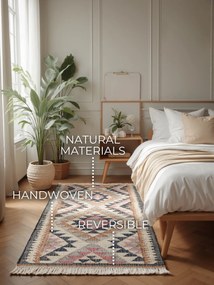ELLE Decoration, Běhoun Parsa 106260 Cream/Multi z kolekce Elle, 80x200, vícebarevná, kuchyně