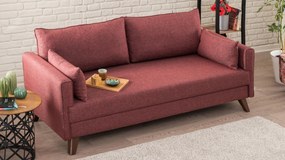 Hanah Home Rozkládací pohovka BELLA bordó 208 cm 825BLC1517