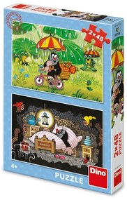 Dino Puzzle Krtkův den 2x48 dílků