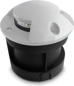 CEN PAVIC2L-0513030 Zemní LED PAVI 120 mm 2 světla 5W 24VAC/DC 3000K 160Lm100d 130x130mm 500kg IP67 IK06 - CENTURY