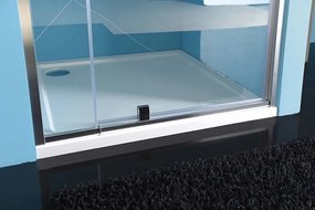 Polysan EASY LINE sprchové dveře otočné 880-1020mm, čiré sklo