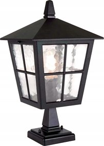 Stojací lampa Canterbury BL50M-BLACK Elstead pro zahradu IP43, kovová