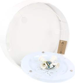 TK Lighting Bílé stropní svítidlo Rondo 450mm pro žárovku 4x E27 TK1086