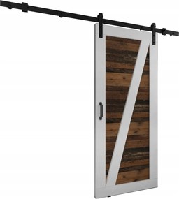 Posuvné dveře LOFT ADIO 3 bílý + old style 100