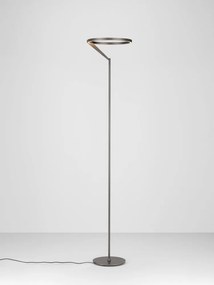 Hliníková LED stmívatelná stojací lampa ve stříbrné barvě (výška 168 cm) Tilia – Nova Luce