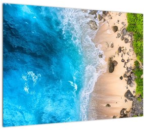Skleněný obraz - Pláž v Indonésii (70x50 cm)