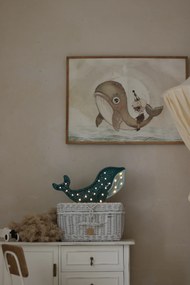 Little Lights Lampa Whale Galaxy Teal