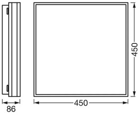Ledvance - LED Stmívatelné stropní svítidlo SMART+ MAGNET LED/42W/230V Wi-Fi