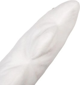 Bílý dekorativní polštář ve tvaru obláčku Cloud - 60*30*10 cm