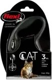 Flexi Cat XS lanko 3m černé / Vodítko