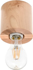 Sollux Lighting Stropní svítidlo SALGADO přírodní dřevo