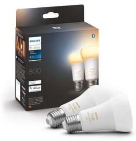 Philips | SADA 2xLED Stmívatelná žárovka Philips Hue WHITE AMBIANCE E27/6W/230V 2200-6500K | P4638