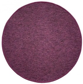 Vopi Kusový koberec Astra vínová Kulatý 120 cm průměr