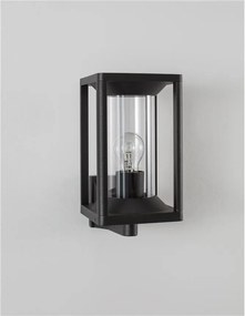 NV 9193101 Venkovní nástěnné svítidlo LOEVE antracitový hliník a čirý akryl E27 1x12W 220-240V IP65 bez žárovky - NOVA LUCE