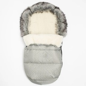 NEW BABY Zimní fusak New Baby Lux Wool Grey