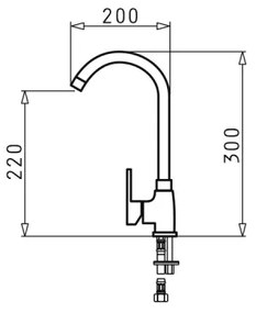 Pyramis 90913801 - Dřezová baterie BELLO chrom