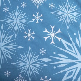 Jerry Fabrics Povlečení Ledové království - White snowflake | 140 x 200 cm / 70 x 90 cm