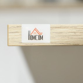 HOMCOM Skládací Jídelní Stůl Kuchyňský Stolek se 2 Sklopnými Listy pro Úsporu Místa Moderní Design 103x76x73.5cm Dřevo