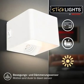 Briloner 3879016 - LED Nab nást svít se senz BORRA LED/1,5W/5V 3600 mAh bílá