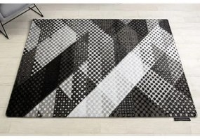 koberec INTERO BALANCE 3D Tečky šedá velikost 140x190 cm | krásné koberce cz