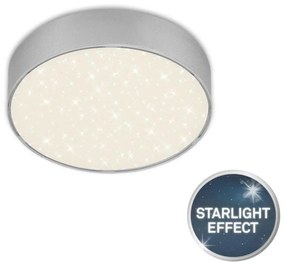 Briloner | Briloner 7072-414 -LED Stropní svítidlo STAR SKY LED/11W/230V pr. 15 cm stříbrná | BL1640