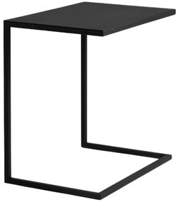 OnaDnes -20% Nordic Design Černý kovový odkládací stolek Volme 60 cm