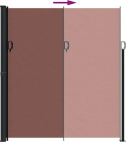 vidaXL Zatahovací boční markýza 220 x 500 cm [4004477] Barva: taupe