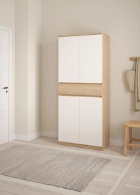 FALCO Botník Simplicity 210 jackson hickory/bílá