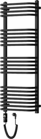 Mexen Apollo, elektrické topné těleso 1210x450 mm + topná tyč 600 W, černá, W117-1210-450-2600-70