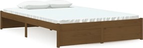 vidaXL Rám postele masivní dřevo 120 x 200 cm [814947] Barva: Bílá