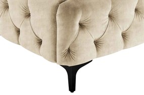 Designová postel Rococo 180 x 200 cm šampaňský samet - skladem