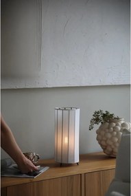 Černobílá stolní lampa s textilním stínidlem (výška 31,5 cm) Hikari – Markslöjd
