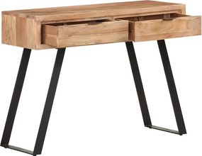 Konzolový stolek 100x35x76 cm masivní akácie s živými hranami 323522