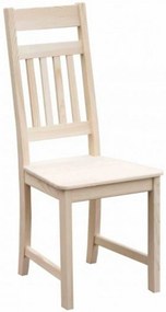dřevěná jídelní židle z masivního dřeva borovice KRZ-17 metdrew