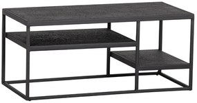 OnaDnes -20% Hoorns Černý kovový konferenční stolek Fabe 90 x 45 cm