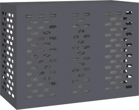 vidaXL Ochrana klimatizace Antracit 110 x 50 x 80 cm Ocel [865906]