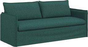 Set pohovek 2 ks Tmavě zelená Textil 3407614