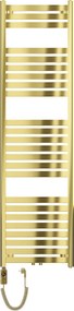 Mexen Uran, elektrické topné těleso 1800x500 mm + topná tyč 900 W, zlatá lesklá, W105-1800-500-2900-50