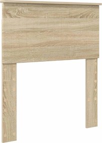 Rám postele s čelo Sonoma dub 75 x 190 cm Masivní borové dřevo 3410665