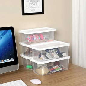 Úložný box na boty, 12 kusů, plastová krabice na boty