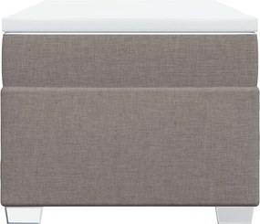Box spring postel s matrací taupe 90x200 cm textil 3285106