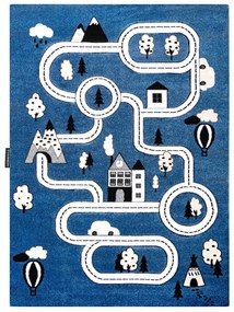 Dywany Łuszczów Dětský kusový koberec Petit Town streets blue Rozměry koberců: 240x330