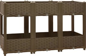 Vyvýšený záhon 120 x 40 x 71 cm polypropylen 316521
