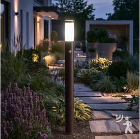 BRILAGI - Venkovní lampa se senzorem ELIA 1xE27/20W/230V IP44 100 cm antracit